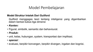 Model dan strategi pembelajaran bagi siswa berbakat | PPTX