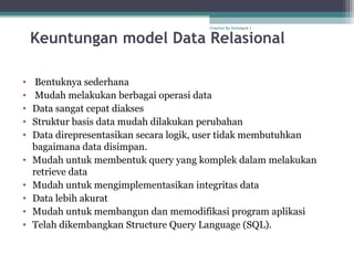Model Data Relasional | PPT