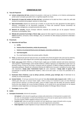 Model de comentari de text | PDF