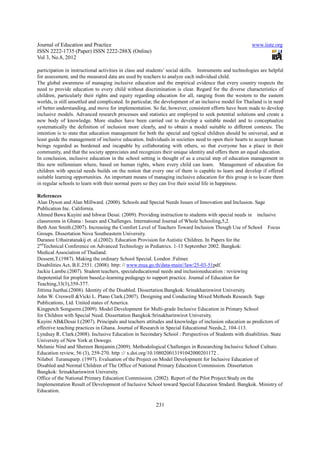 Model development for inclusive education management practical guidelines for inclusive schools ...