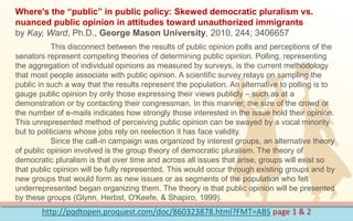 Model dissertations What makes these good? part 1 | PDF