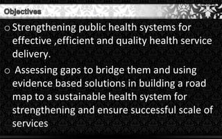 Model district health project final | PPTX