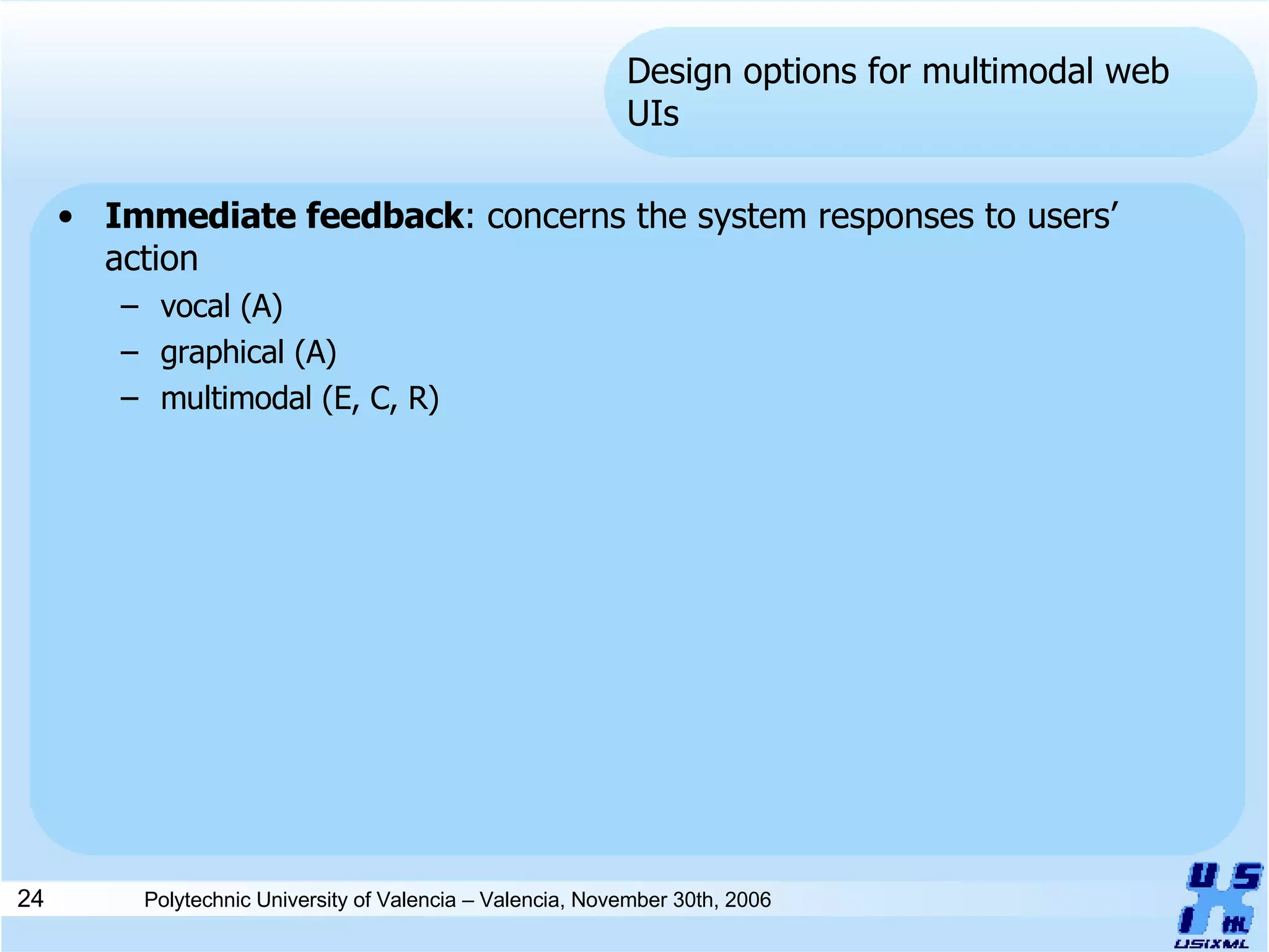 Model Driven Engineering Of Multimodal User Interfaces Ppt