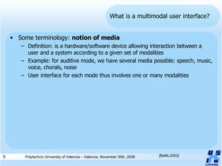 Model-driven engineering of multimodal user interfaces | PPT