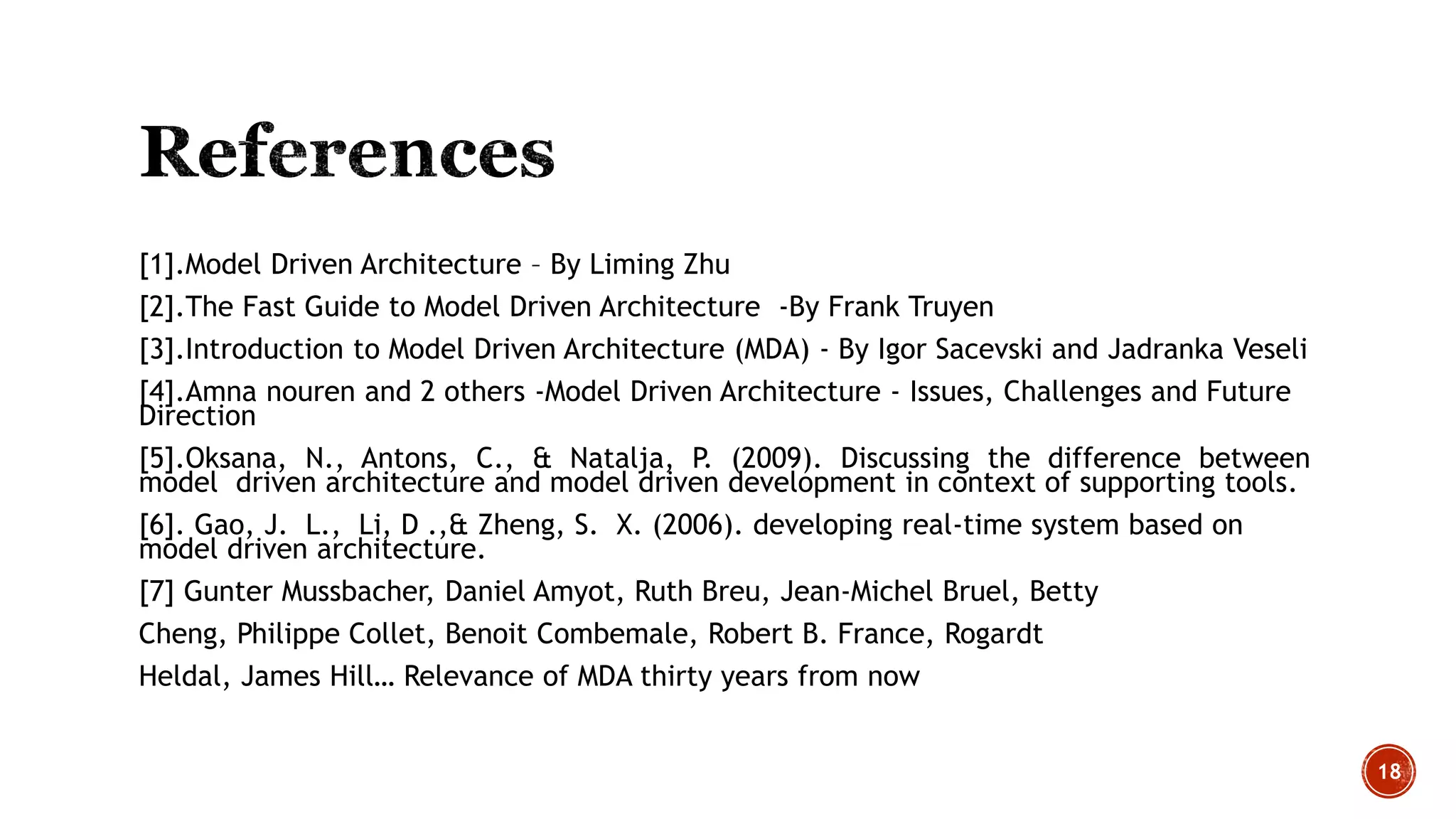 Model Driven Architecture Ppt