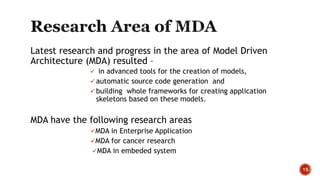 Model driven architecture | PPTX