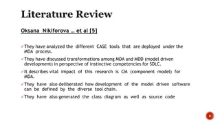 Model driven architecture | PPTX