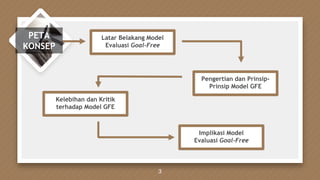 Model Evaluasi Pembelajaran Goal Free | PPTX