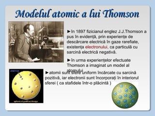 Modele atomice | PPT