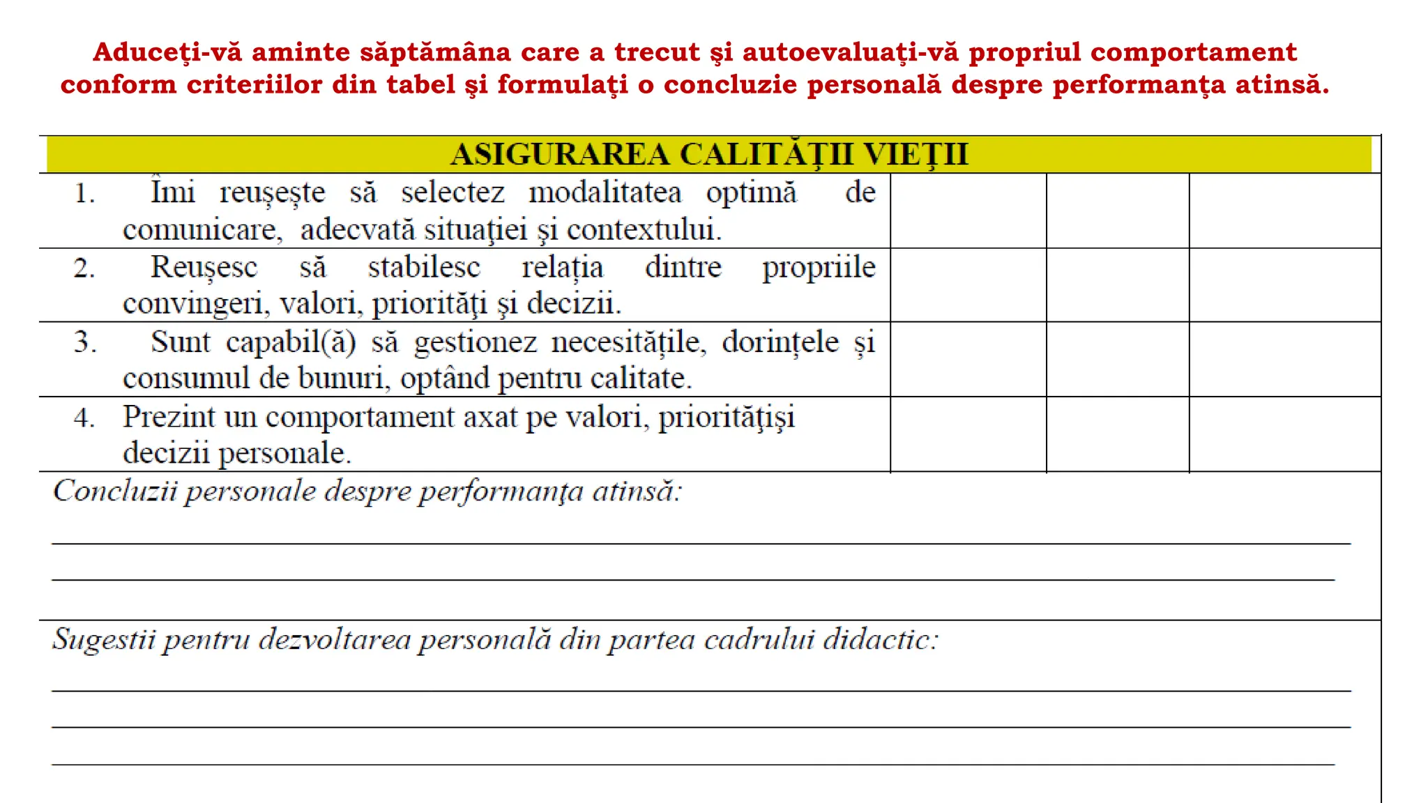 MODELE DE EVALUARE (2).pptx in cadrul orelor | PPTX