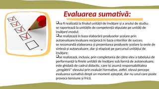 MODELE DE EVALUARE (2).pptx in cadrul orelor | PPTX