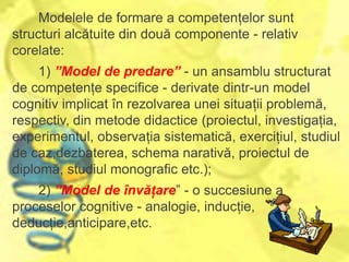 Modele de invatare | PPT