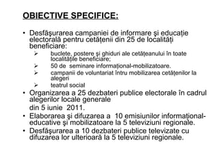 Modele de succes in educatia electorala | PPT
