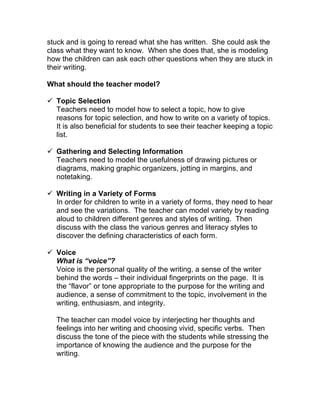 Modeled writing | PDF