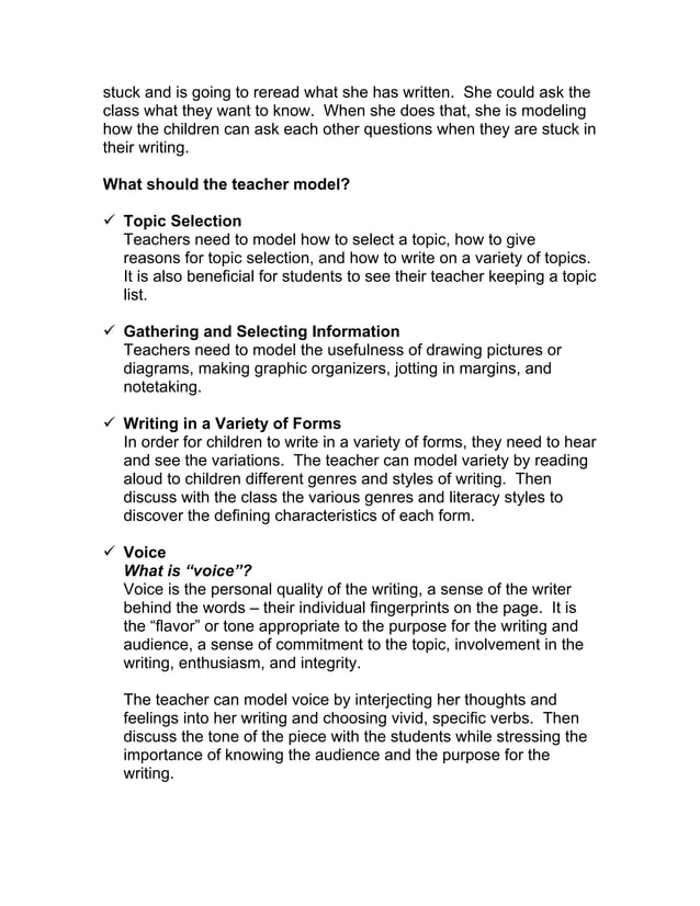 Modeled writing | PDF | Free Download