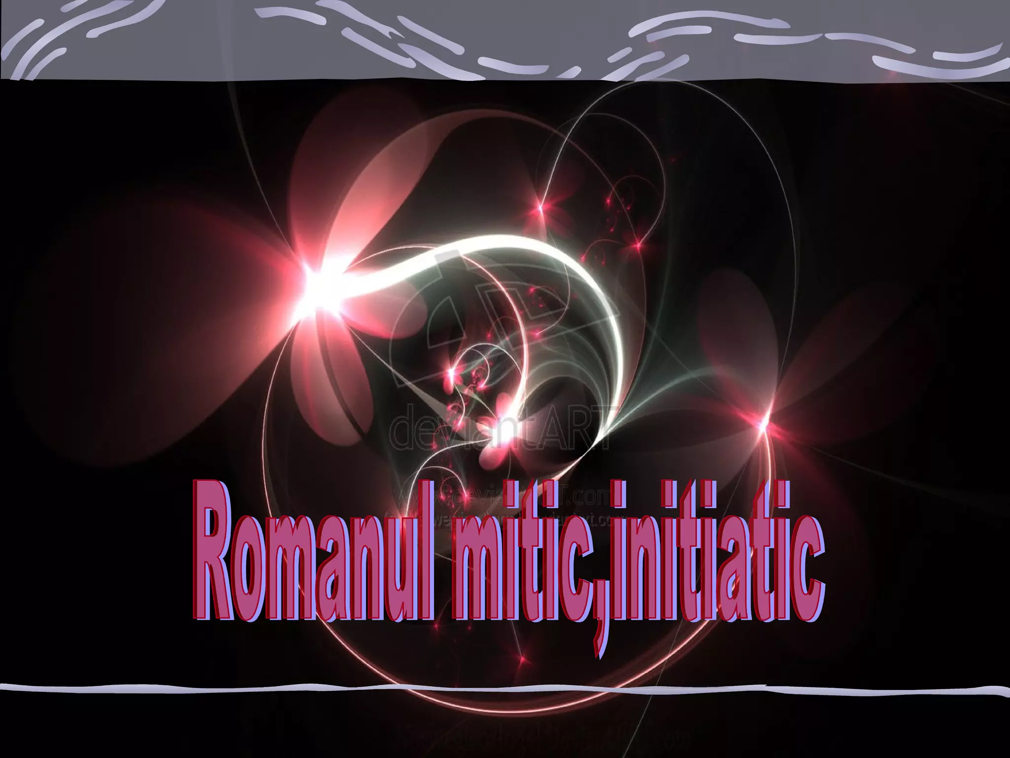 Modele epice in romanul interbelic | PPT