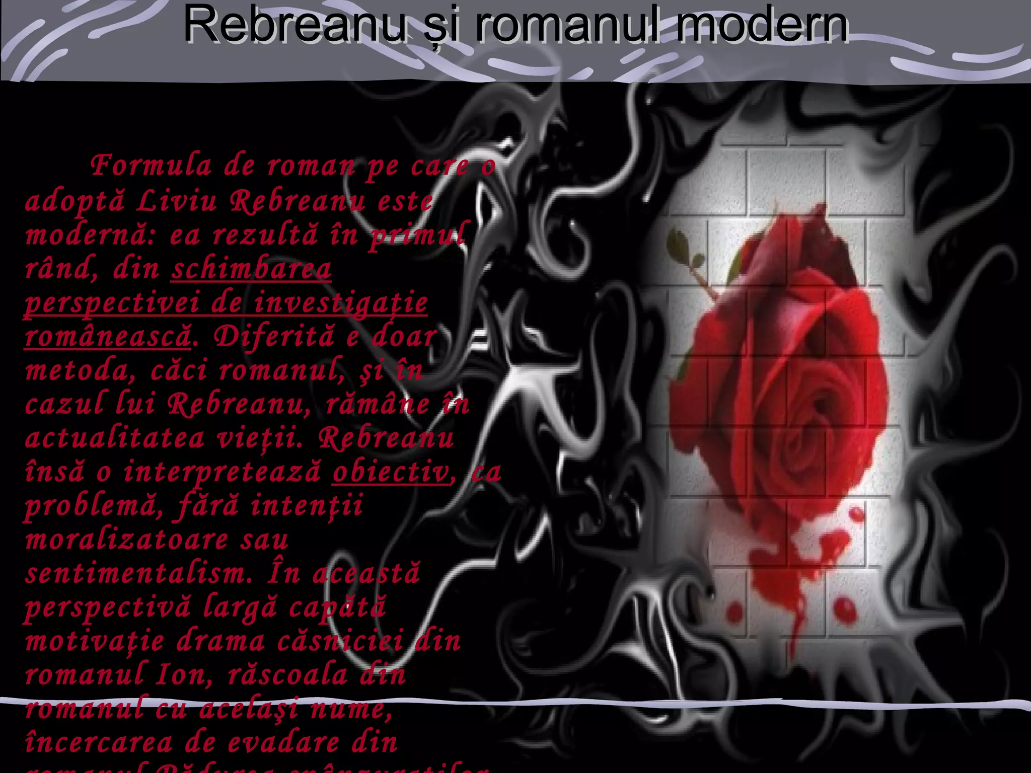 Modele epice in romanul interbelic | PPT