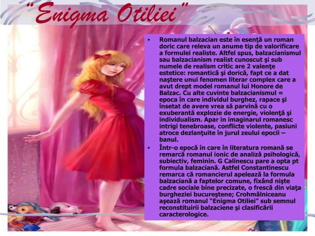 Modele epice in romanul interbelic | PPT