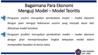 Model ekonomi | PPTX