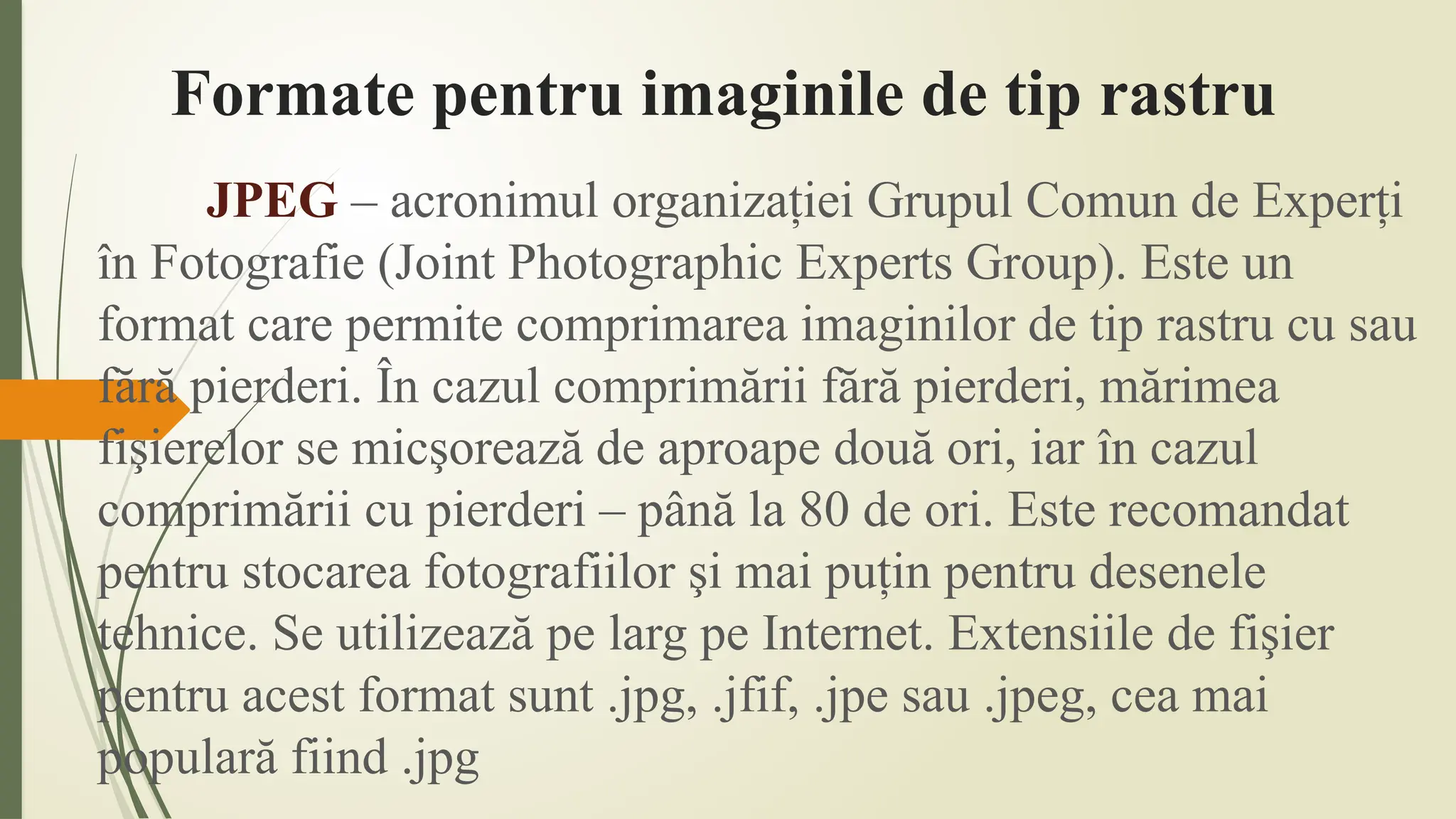 MODELELE DE CULORI si FORMATE DE FISIERE GRAFICE.pptx