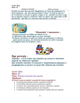 Modele mesimi kimi 11 | PDF