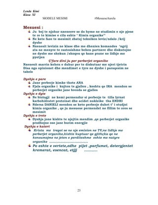 Modele mesimi kimi 11 | PDF
