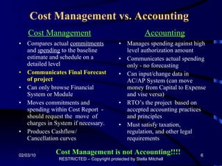 Model Epc And Client Cost Management Presentation | PPT