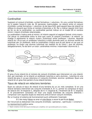 Model entitat relació (ER) | PDF
