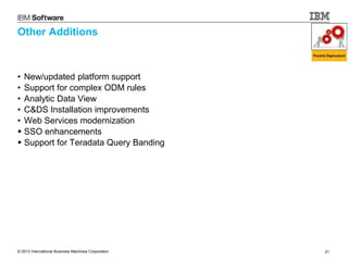 SPSS Modeler 16 What's New!? | PPT