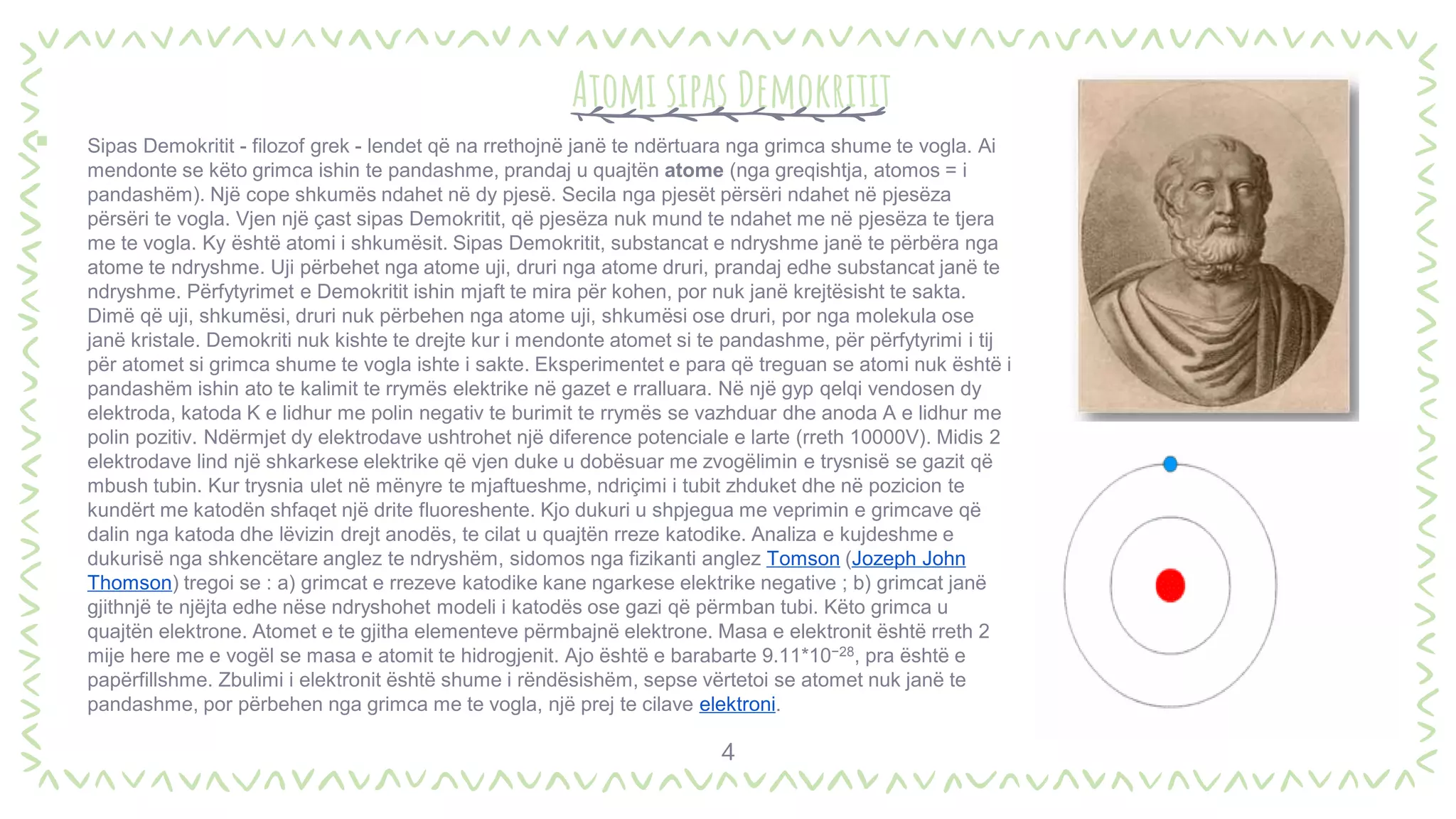 Modelet e atomit | PPTX