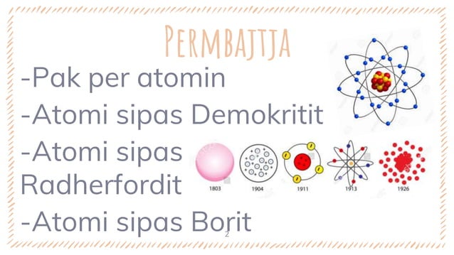 Modelet e atomit | PPTX