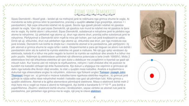 Modelet e atomit | PPTX