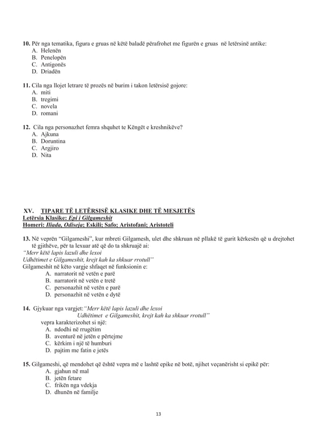 Modele testesh matura_2014 | PDF