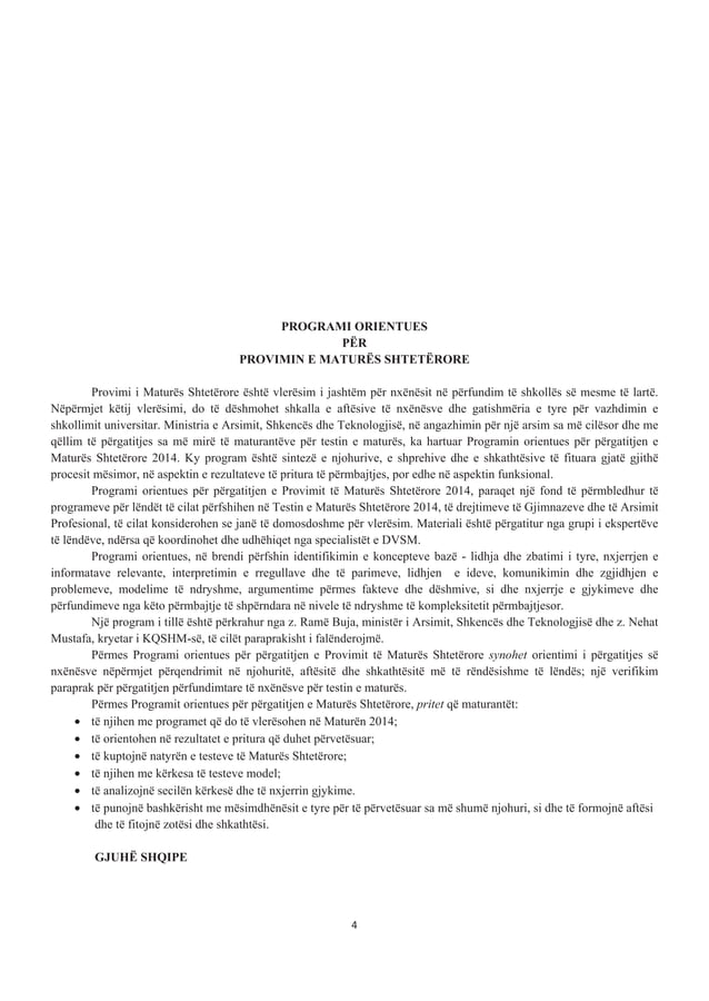 Modele testesh matura_2014 | PDF