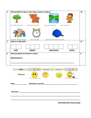 Modele testesh per kl i | PDF