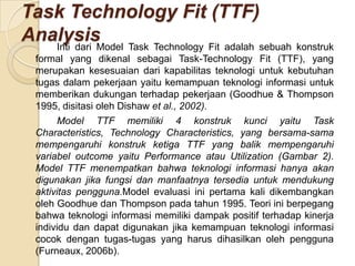 Model evaluasi sistem informasi | PPTX