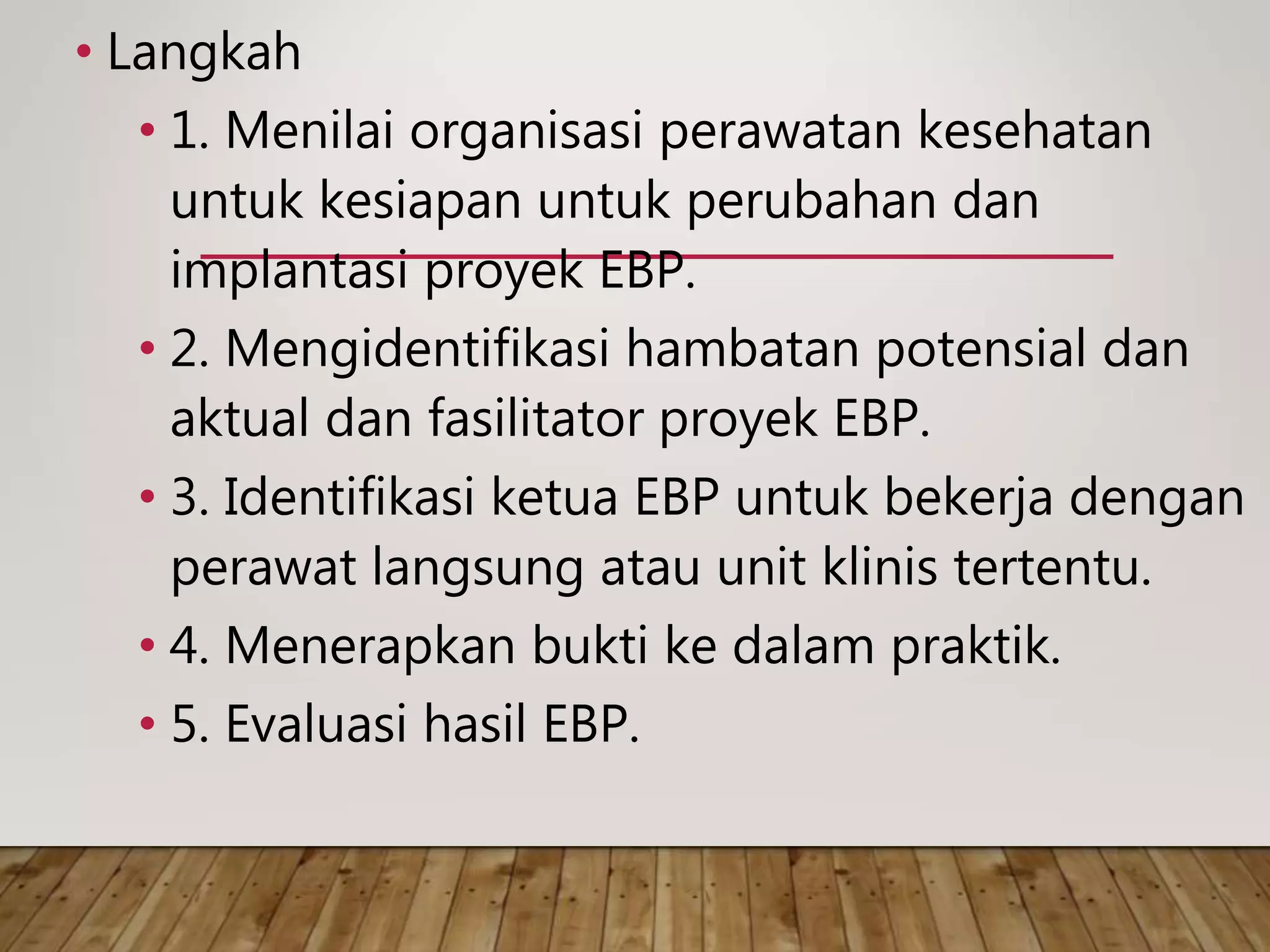 MODEL EVIDENCE BASED PRACTICE.ppt