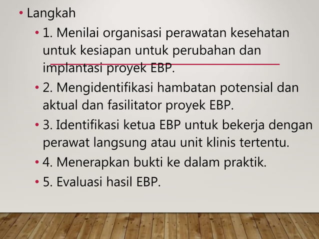 MODEL EVIDENCE BASED PRACTICE.ppt