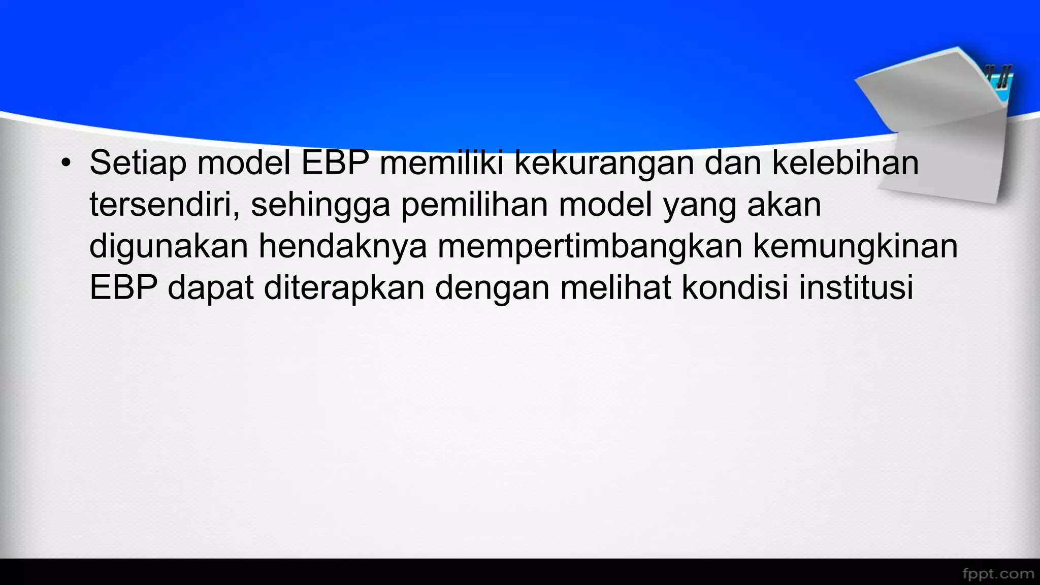 MODEL EVIDENCE BASED PRACTICE (EBP).pdf