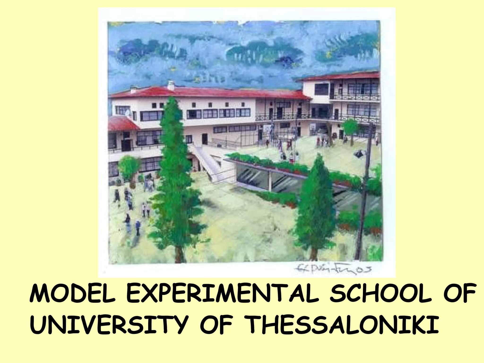 Model experimental school | PPT