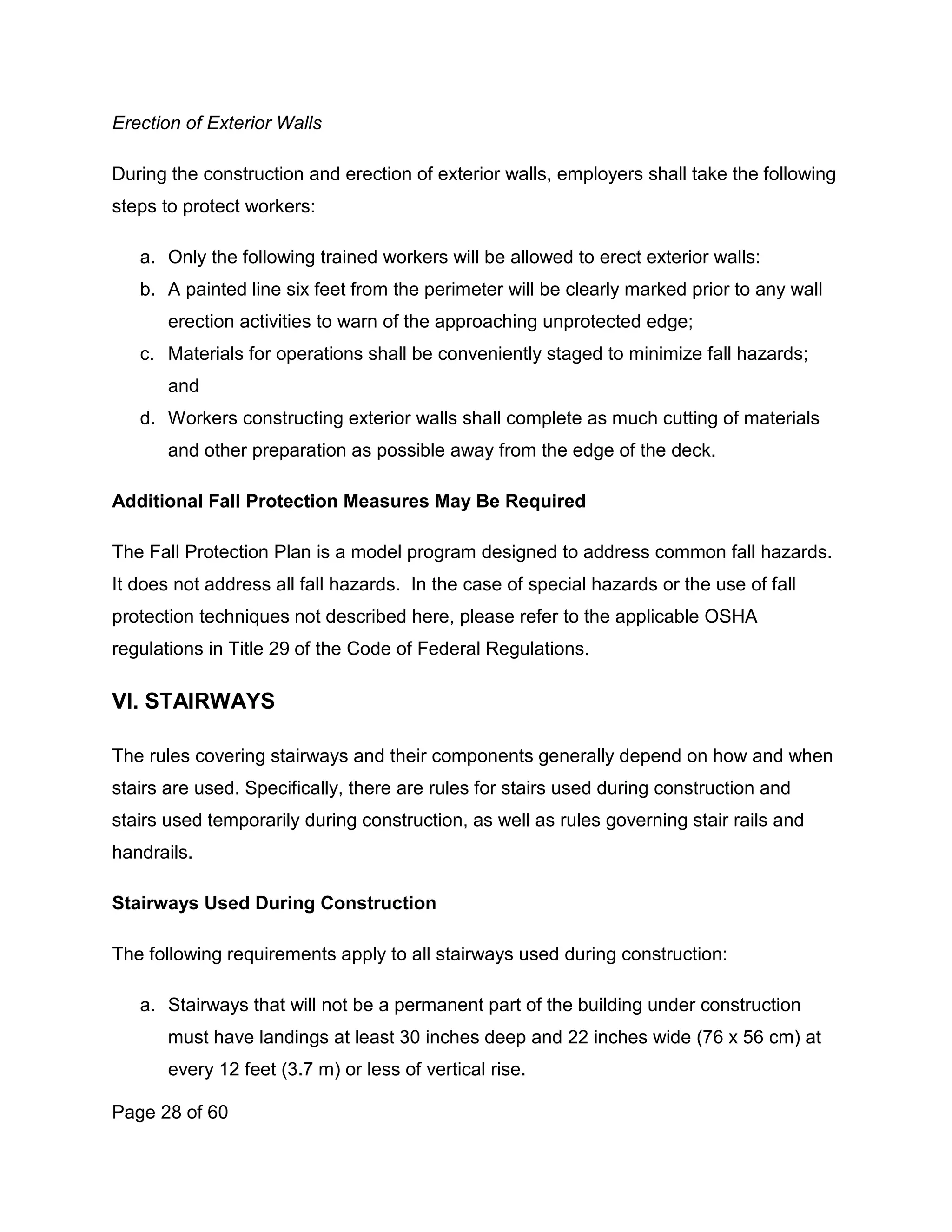 Model Fall Protection Plan.pdf | Home Security | Home & Garden