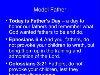 Model father | PPT