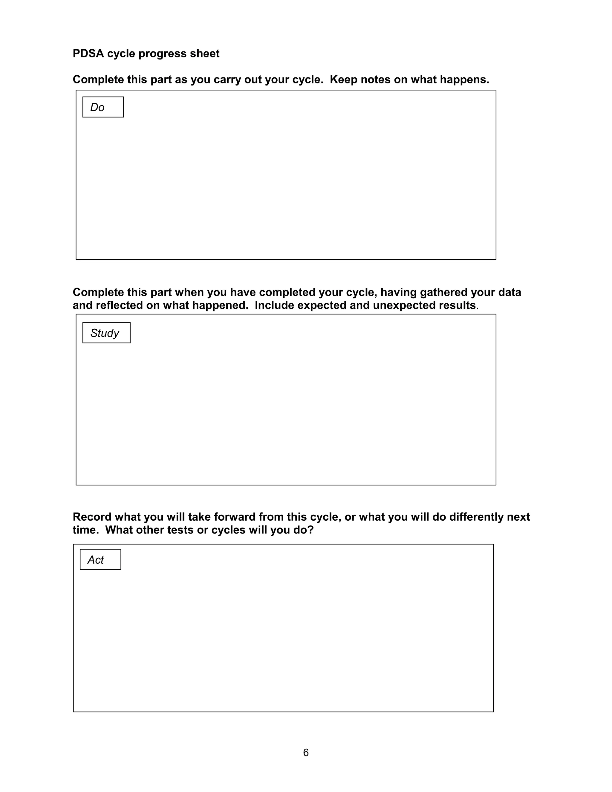 Modelfor Improvement | PDF