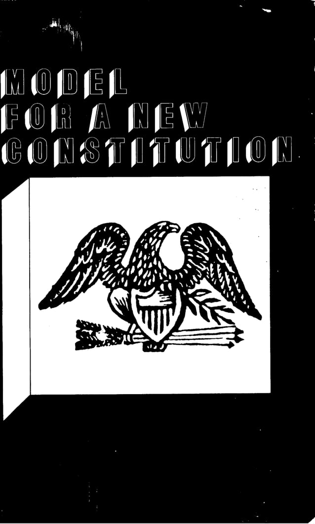 Model for a_new_constitution-rexford_guy_tugwell-1970-162pgs-pol | PDF