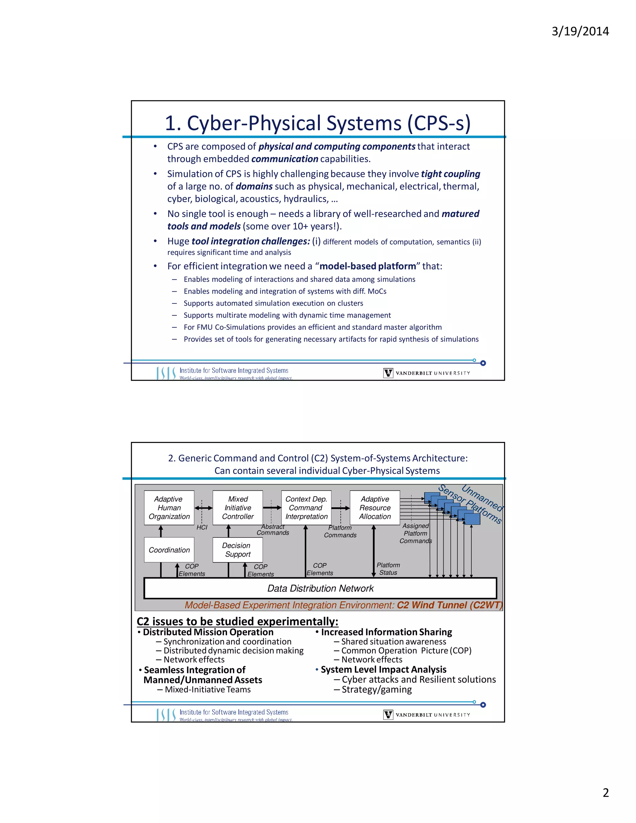 Model-Based Integration for FMI Co-Simulation and Heterogeneous Simulations of Cyber-Physical ...