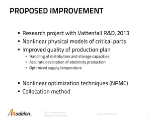 Short-term Production planning for district heating networks with JMODelica.org