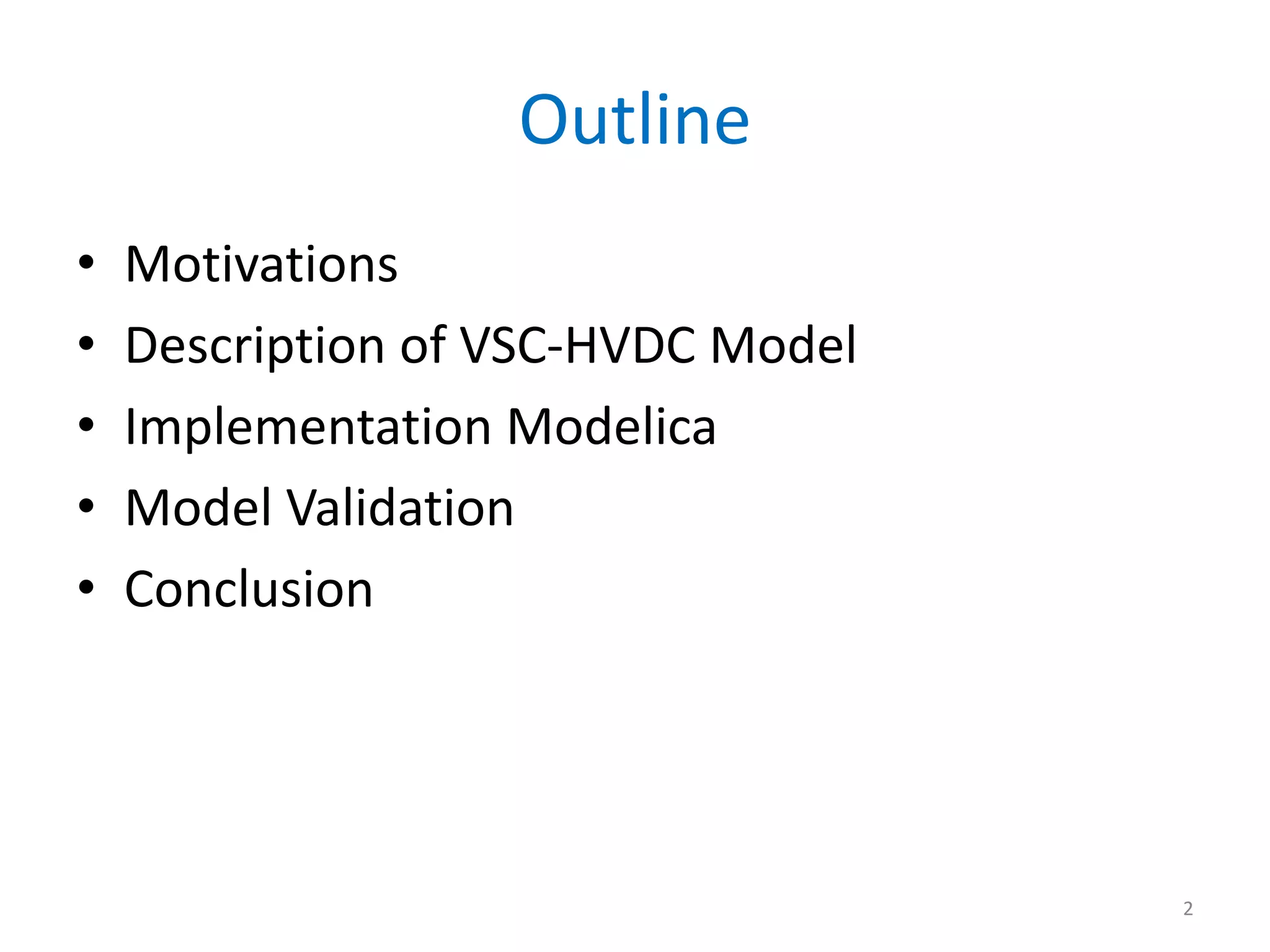 A Three Phase Vsc Hvdc Average Value Model Implementation Using