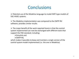 A Three-Phase VSC-HVDC Average Value Model Implementation using ...