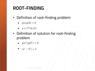 Discontinuities handled with events in Assimulo | PPT