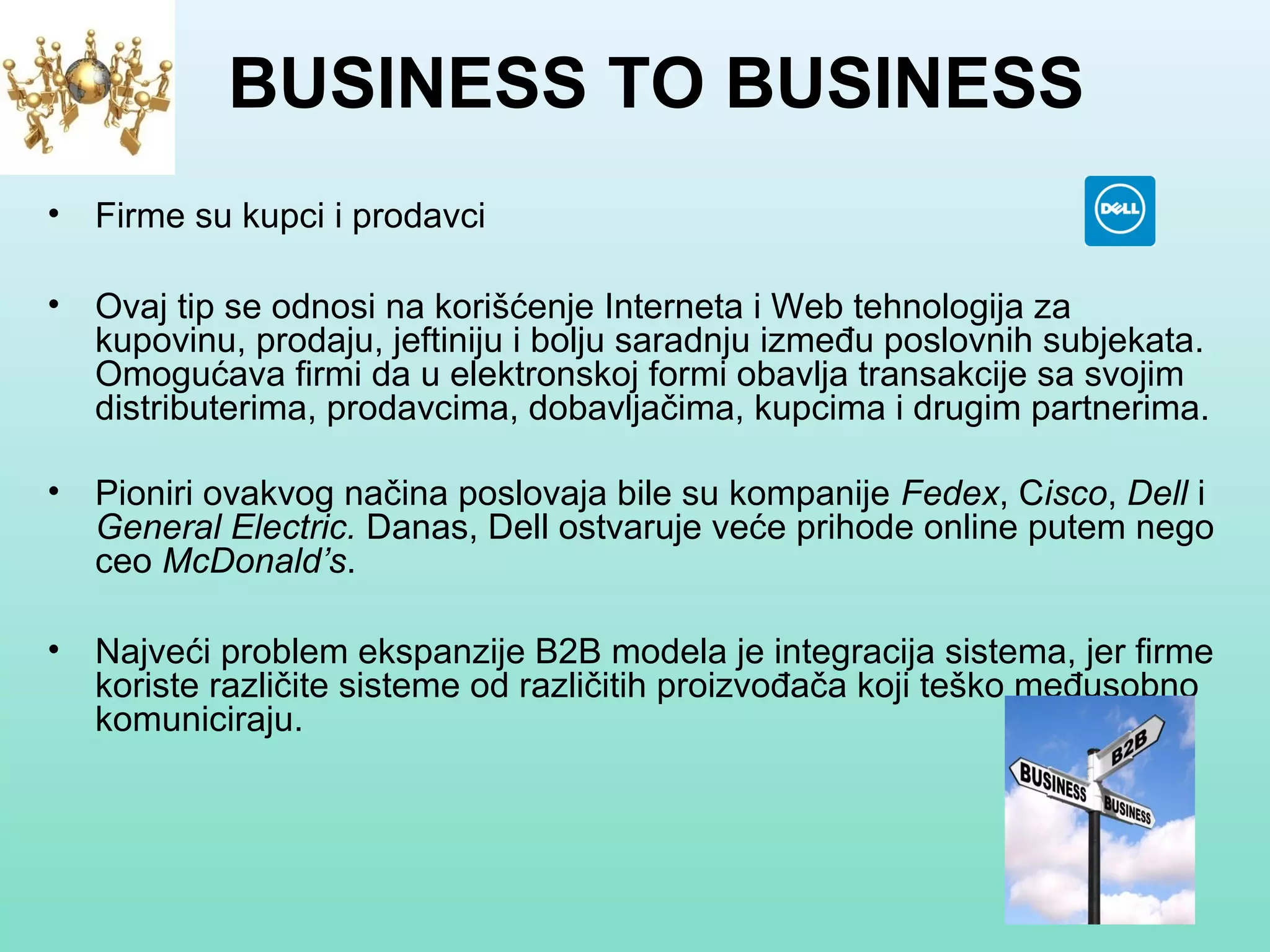 Modeli elektronske trgovine | PPT
